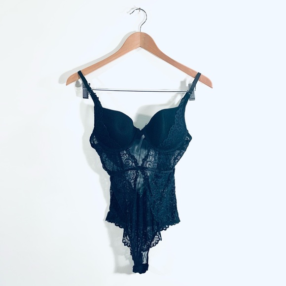 Tops | New Black Lace Teddy | Poshmark